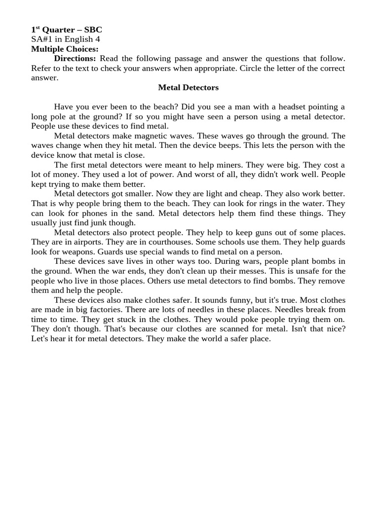 Q1-ENGLISH-SBC | PDF