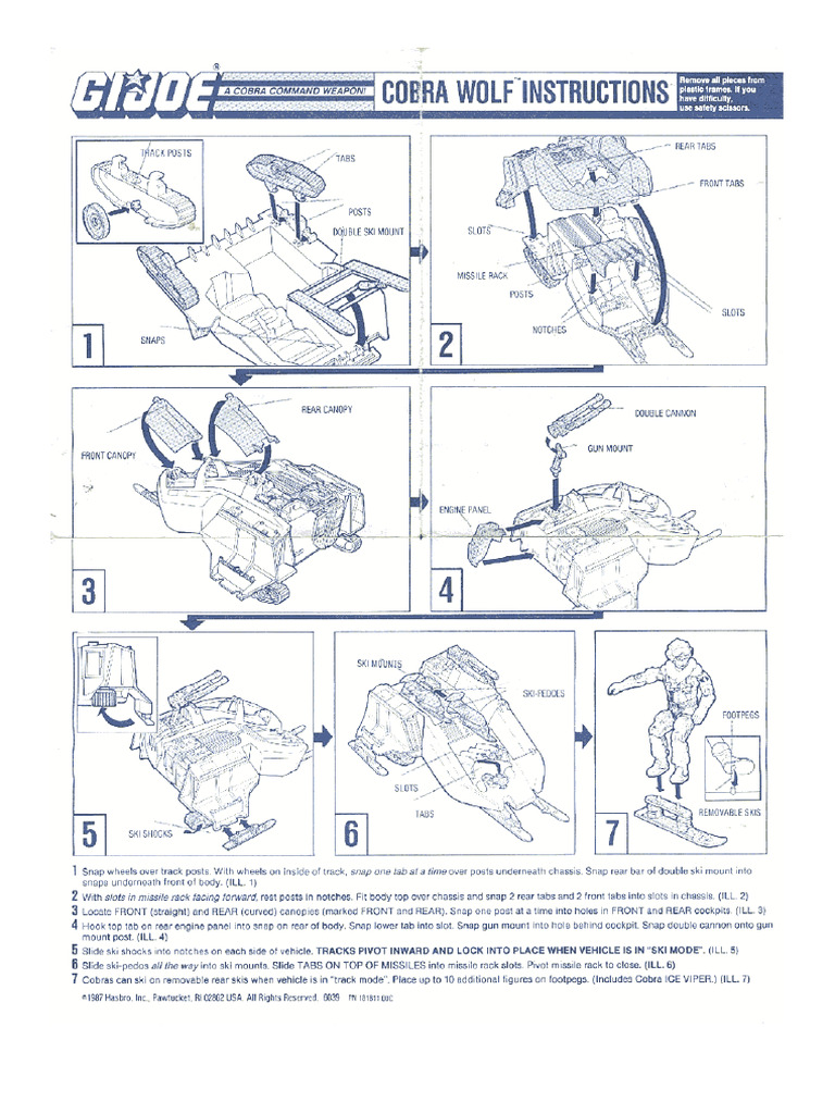 Cobra Wolf Instructions | PDF