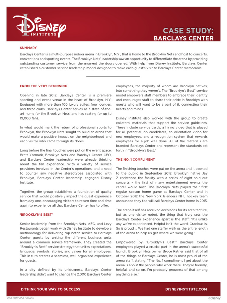 CaseStudy BarclaysCenter | PDF