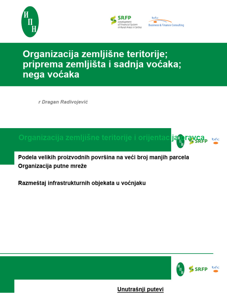 Organizacija Sadnja I Nega | PDF