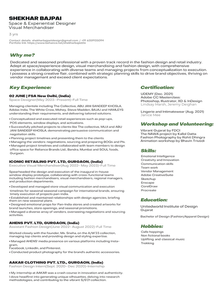 Resume (Shekhar Bajpai) - 2024 | PDF