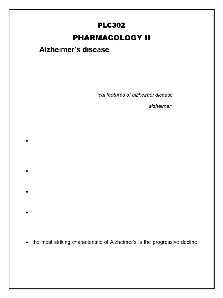 ALzheimer - PDF STUDENT | PDF ALzheimer - PDF STUDENT | PDF