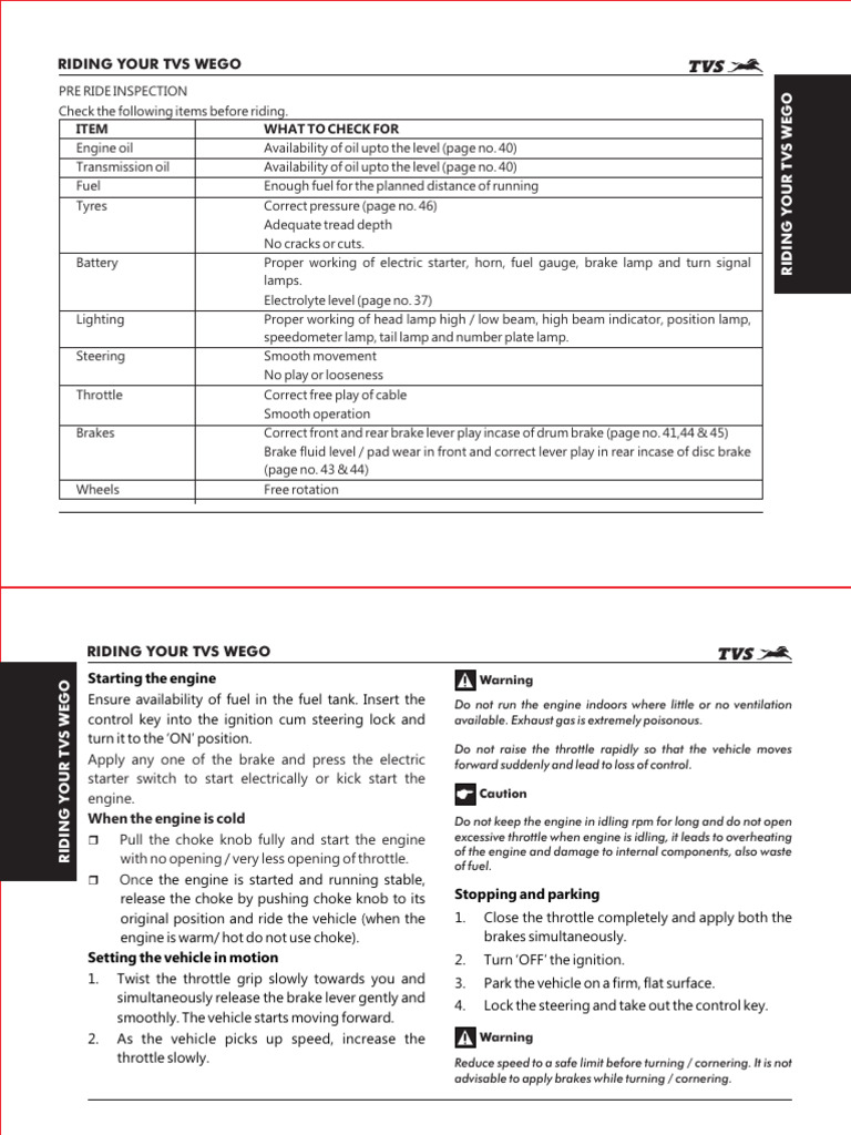 Riding Your Wego | PDF