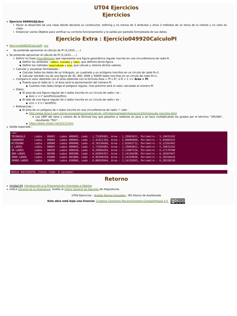 Ut04 99ejercicios | PDF