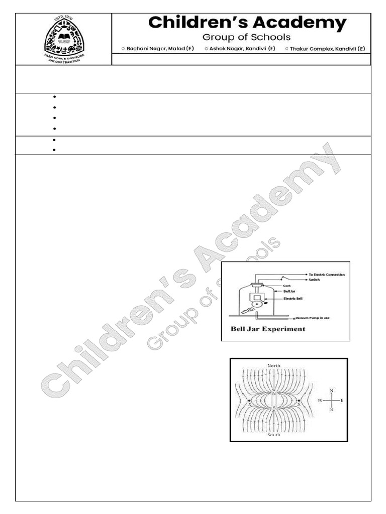 Grade IX Physics Sem II QP 2021-22 | PDF