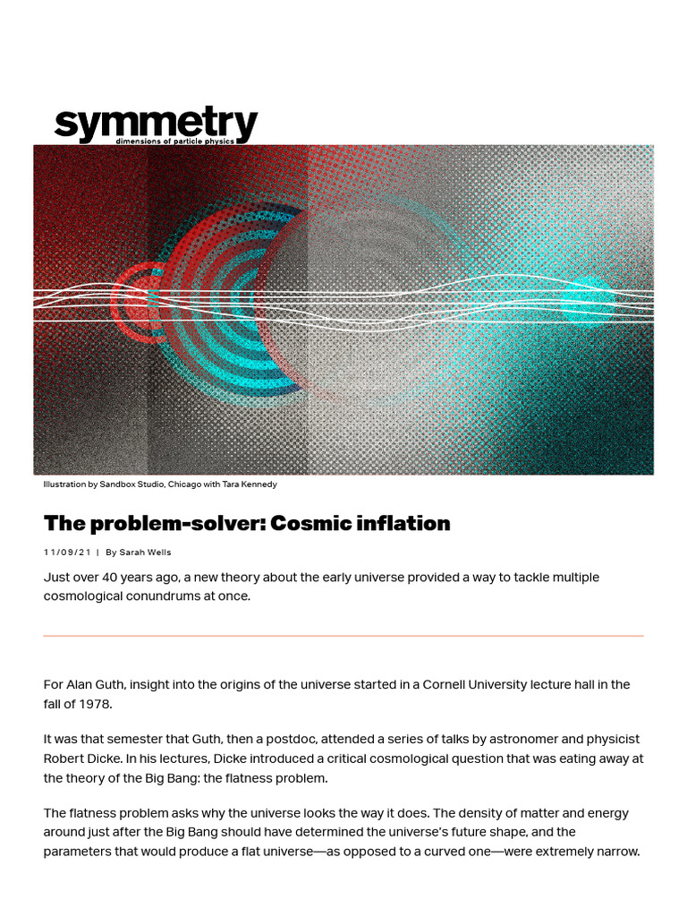 The Problemsolver - Cosmic Inflation - Symmetry Magazine | PDF