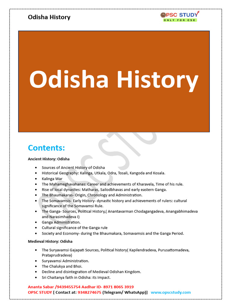 Odisha History | PDF