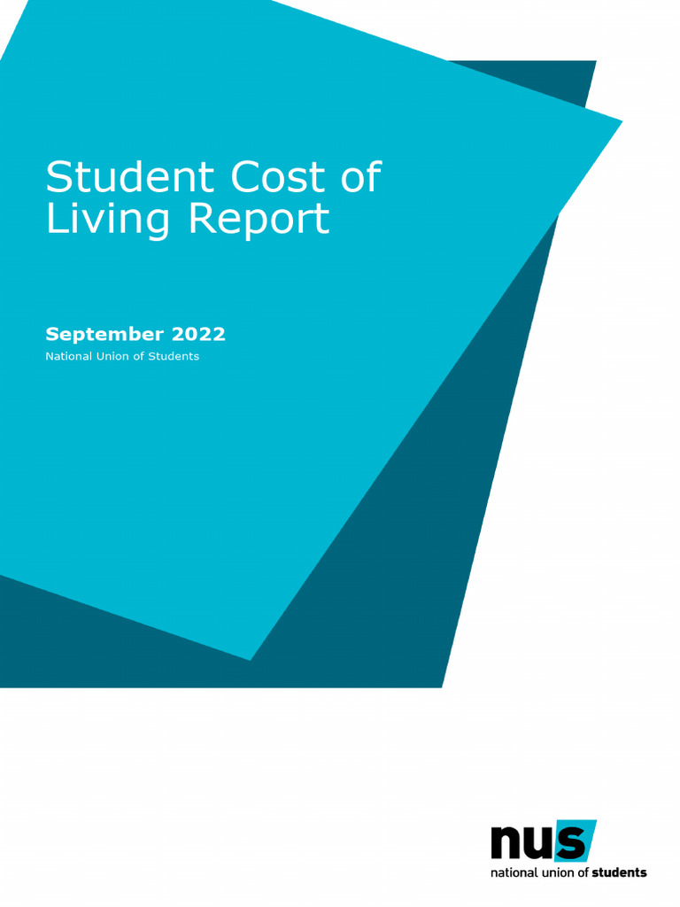 Student Cost of Living - NUS Report | PDF