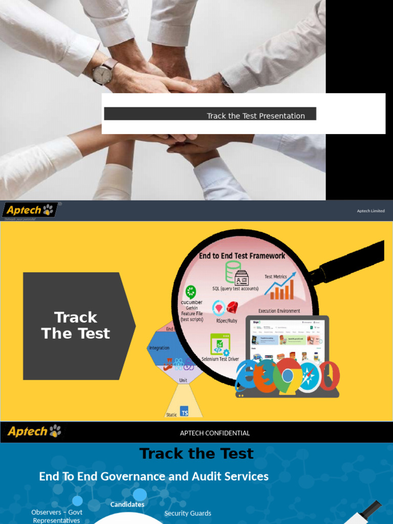 APTECH - Presentation - Track The Test v1.4 | PDF