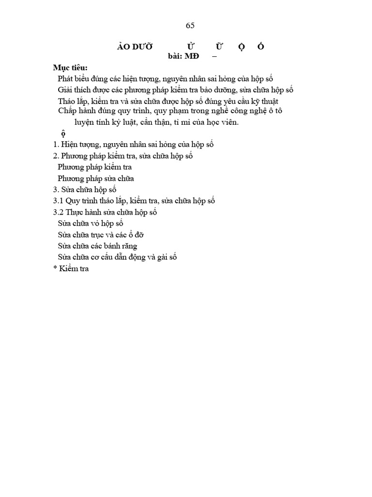 Tailieuxanh GT Bao Duong Va Sua Chua He Thong Truyen Luc TC Phan 2 065 | PDF