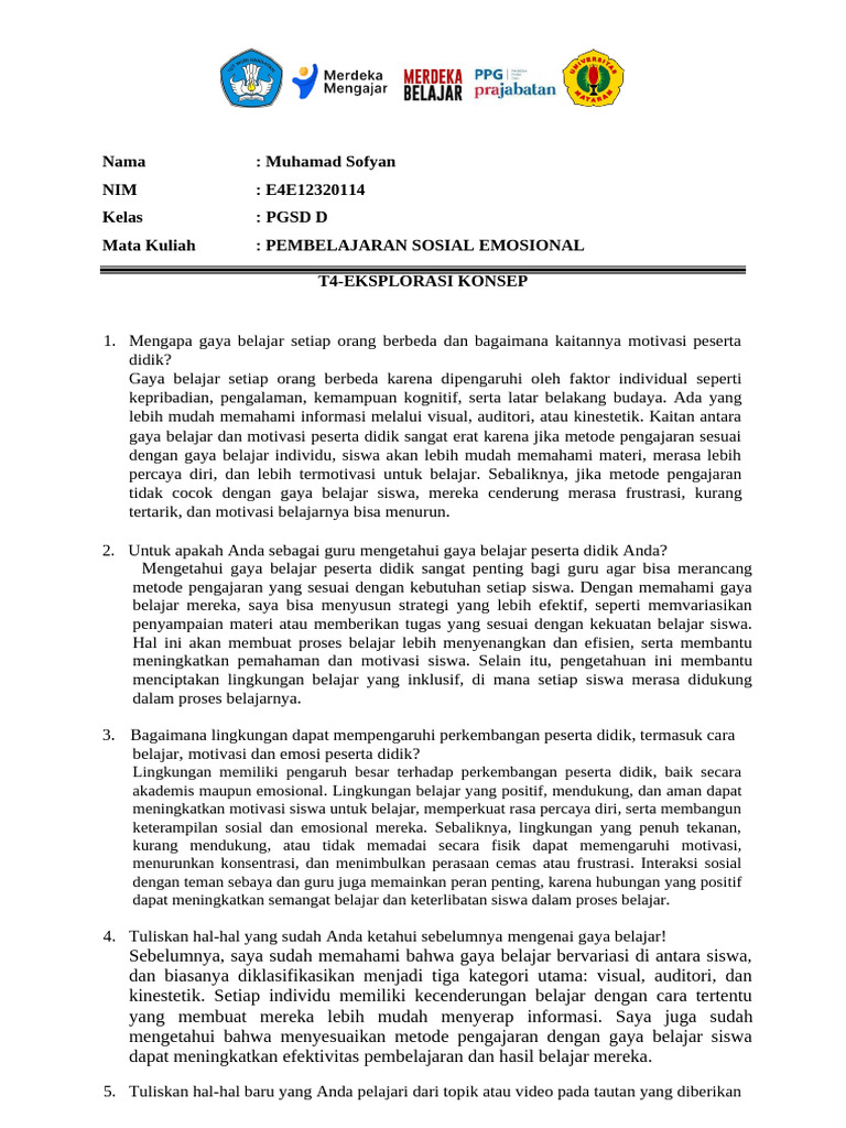 T4-Eksplorasi Konsep PSE Muhamad Sofyan | PDF