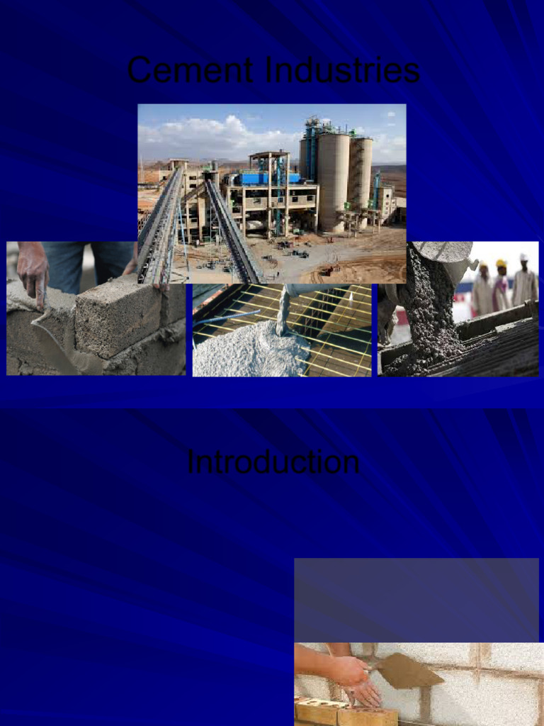 Cement Industry Pdf