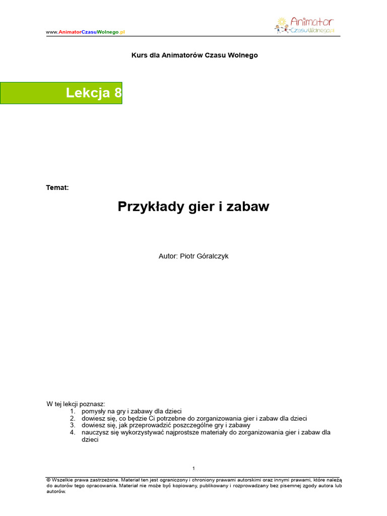 Przyklady Gier | PDF
