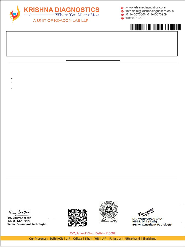 Labreportnew 28 | PDF | Medical Specialties | Clinical Medicine