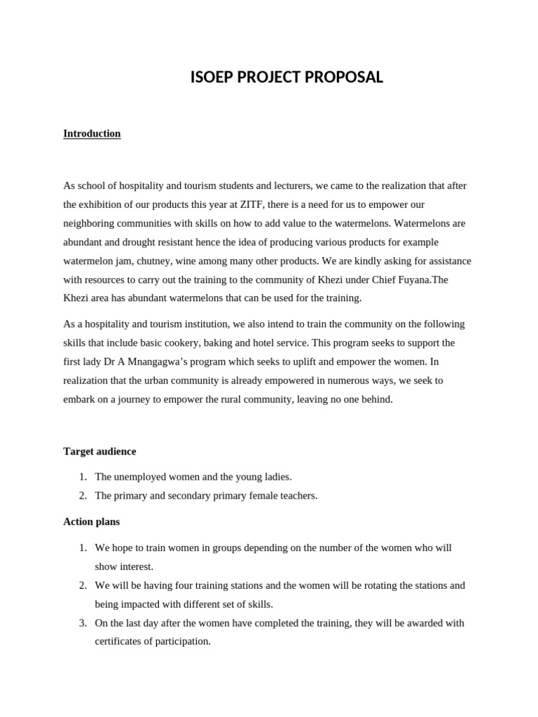 Project Proposal | PDF