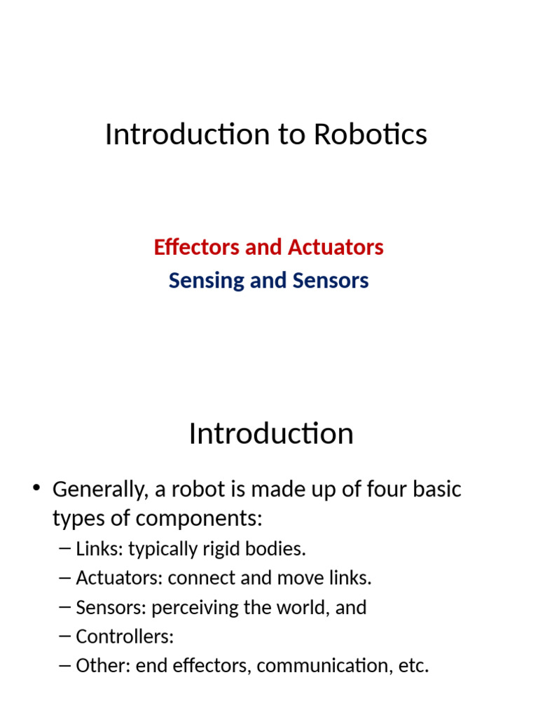 Sensors and Actuators | PDF | Actuator | Electrical Engineering