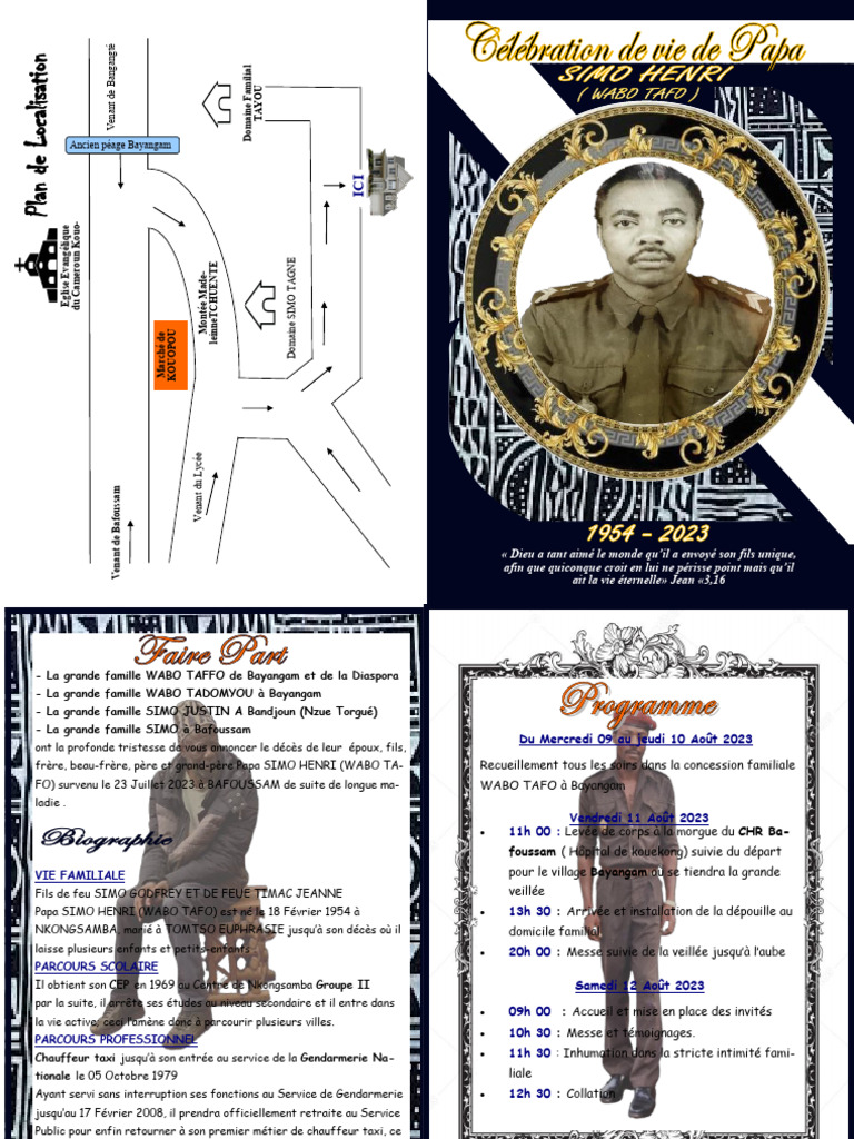 Programme PAPA SIMO HENRI | PDF