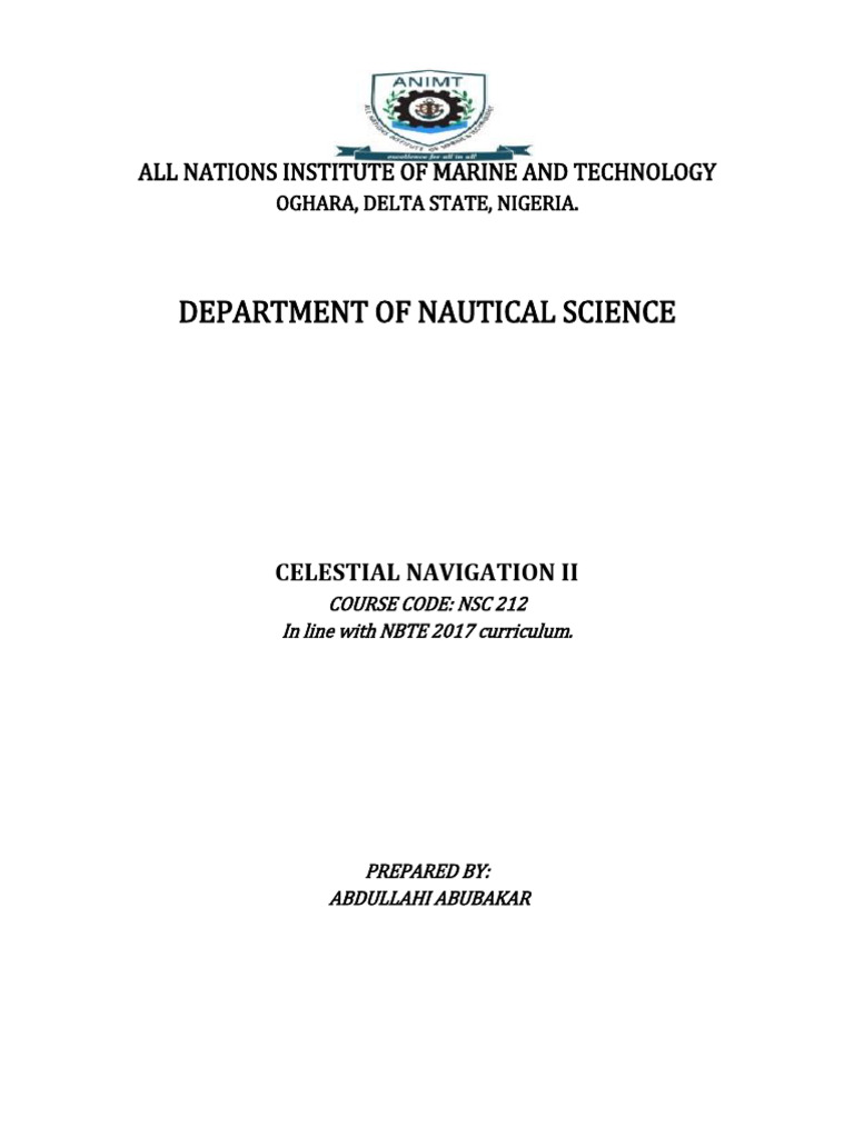 Celestial Navigation Ii - 035320 | PDF