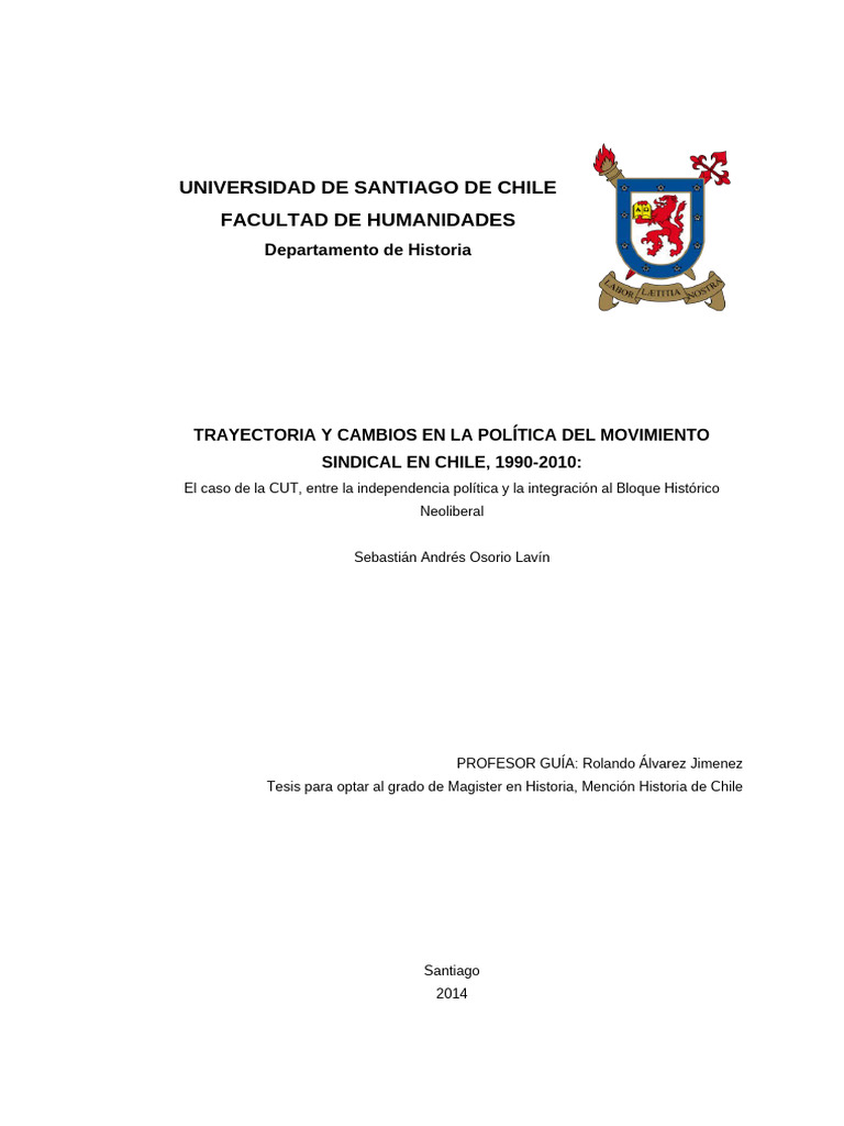 Osorio Sebastián_CUT | PDF