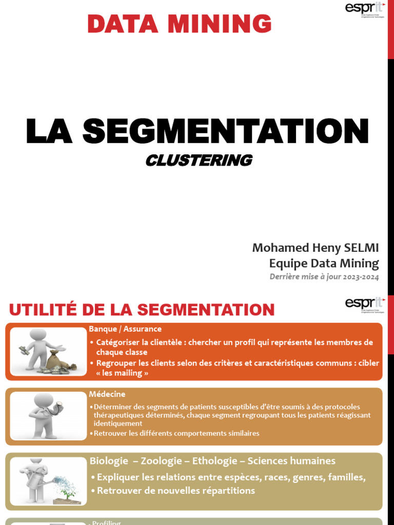 (2223) Data Mining - Chap2. Segmentation (K-Means, Cah) | PDF