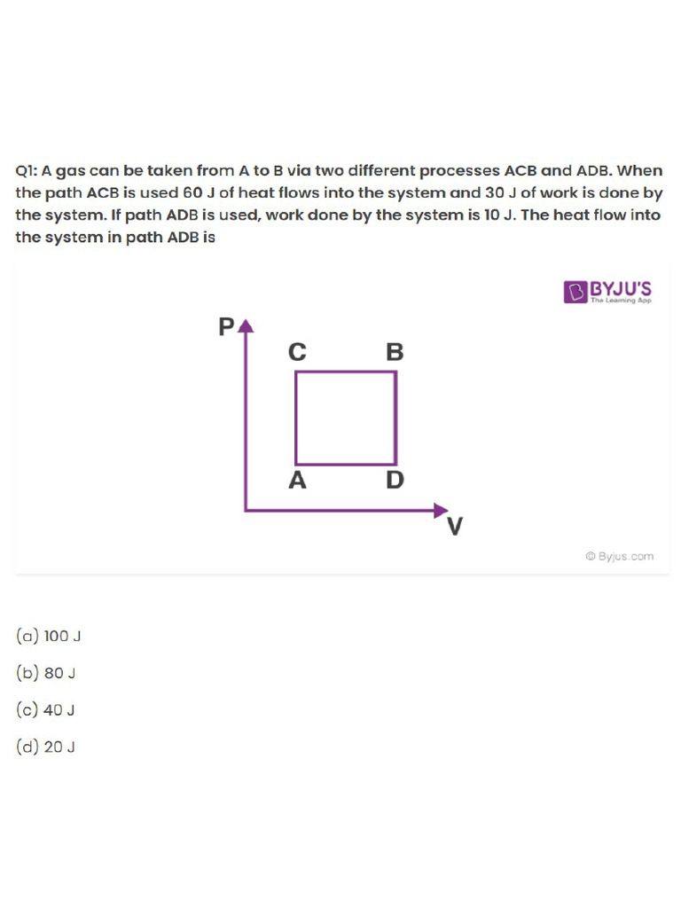 Heat Transfer Test-1 | PDF