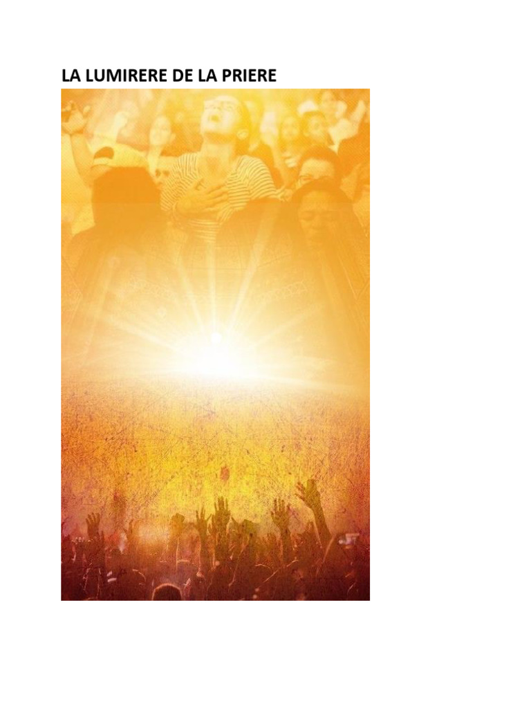La Lumirere de La Priere | PDF