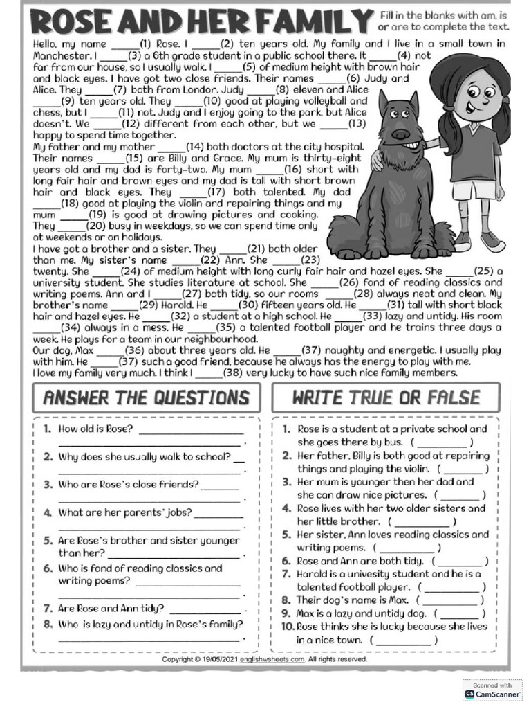 verb to be_exercises | PDF