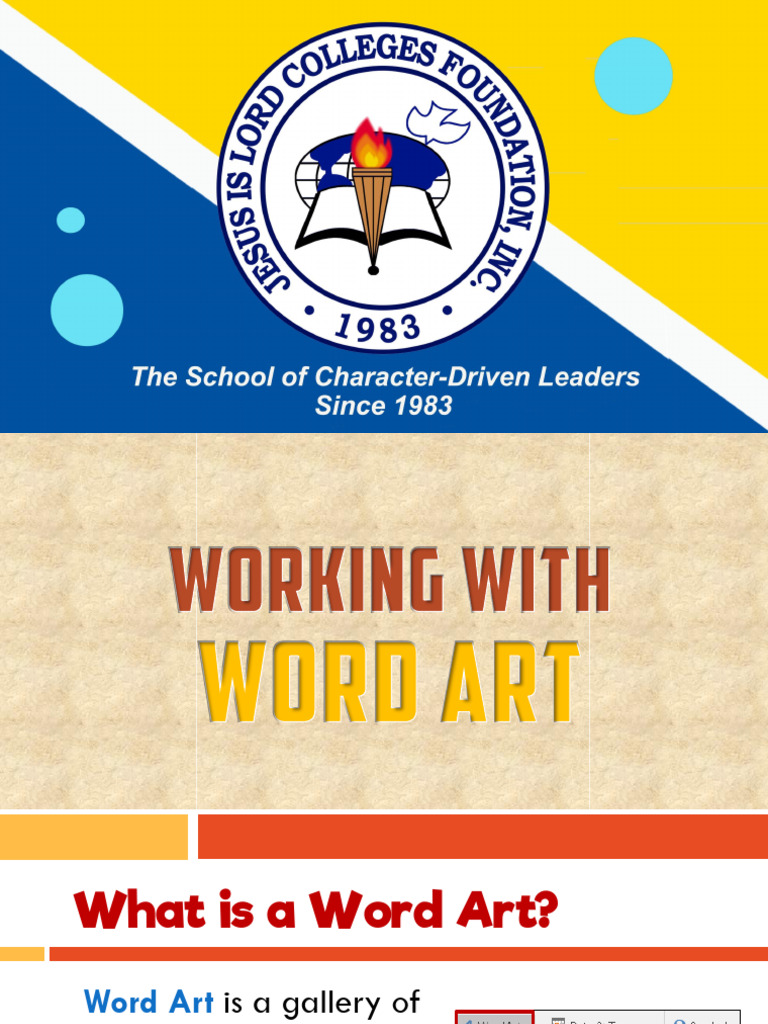 Lesson 2 Working with Word Art | PDF