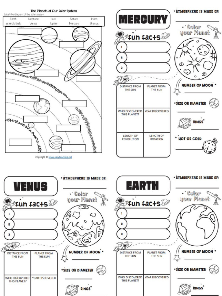 Earth Science Act 1 Solar System | PDF