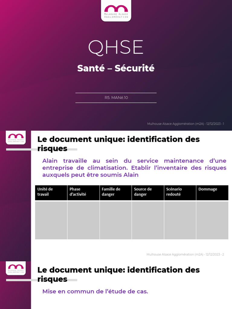 Module Sante Securite 2 | PDF