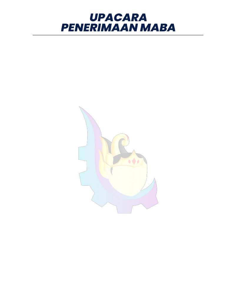 Rilis Atribut Upacara Penerimaan Maba 2024 | PDF