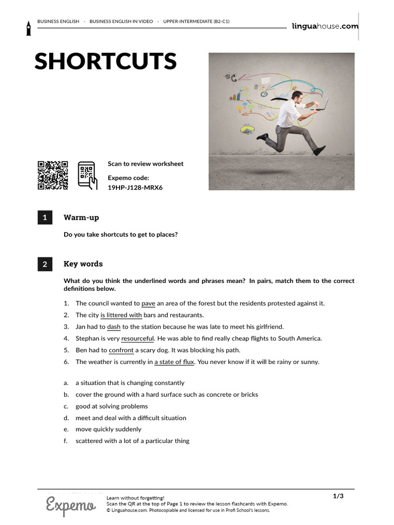 Shortcuts British English Teacher | PDF