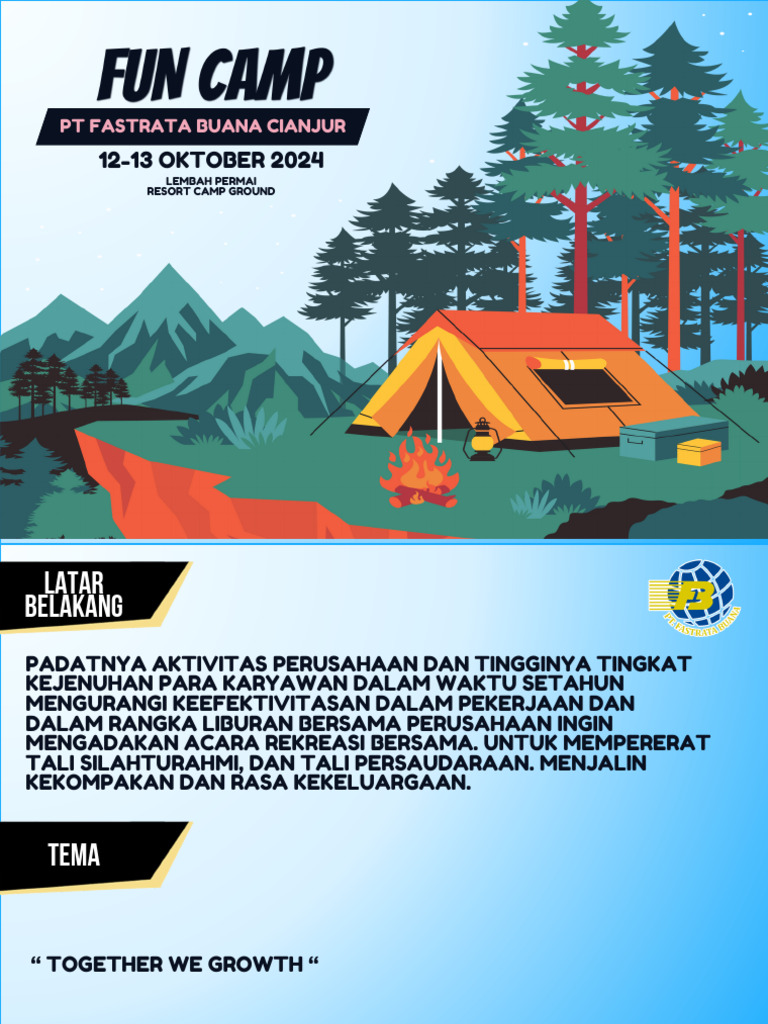 PROPOSAL FUn CAMP FB CIANJUR | PDF