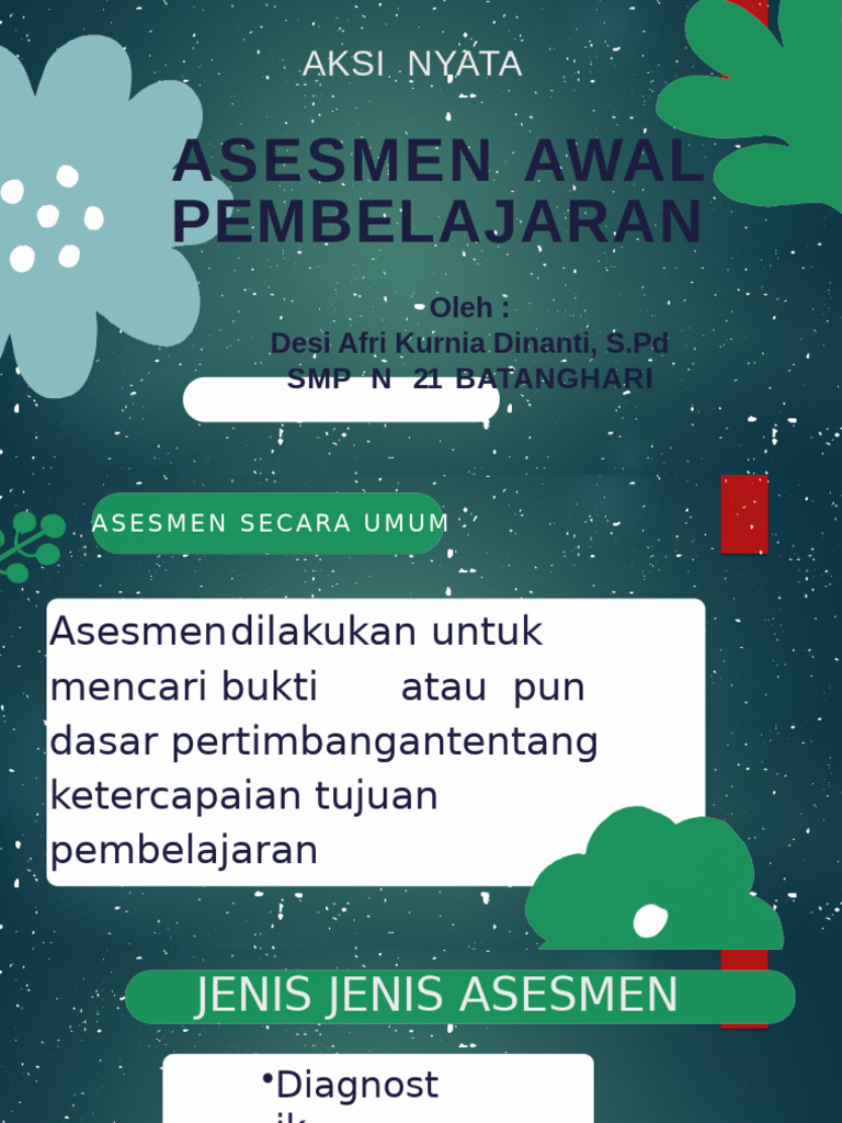 Aksi Nyata Asesmen Desy | PDF