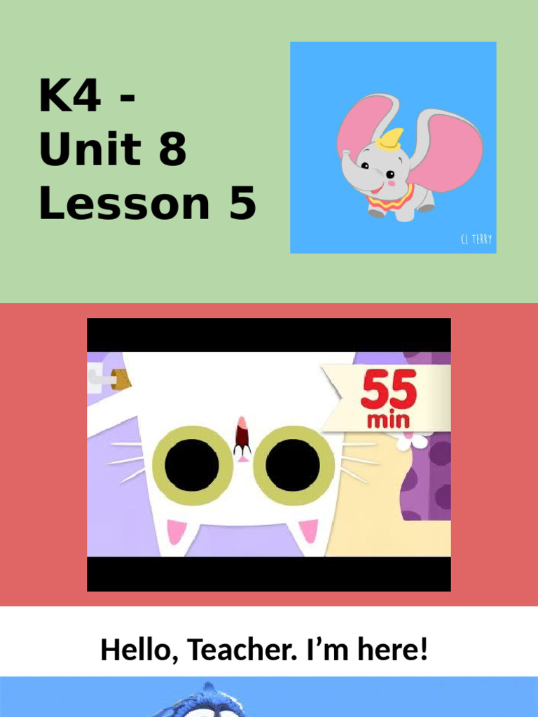 K4 Unit 8 Lesson 5 JG | PDF