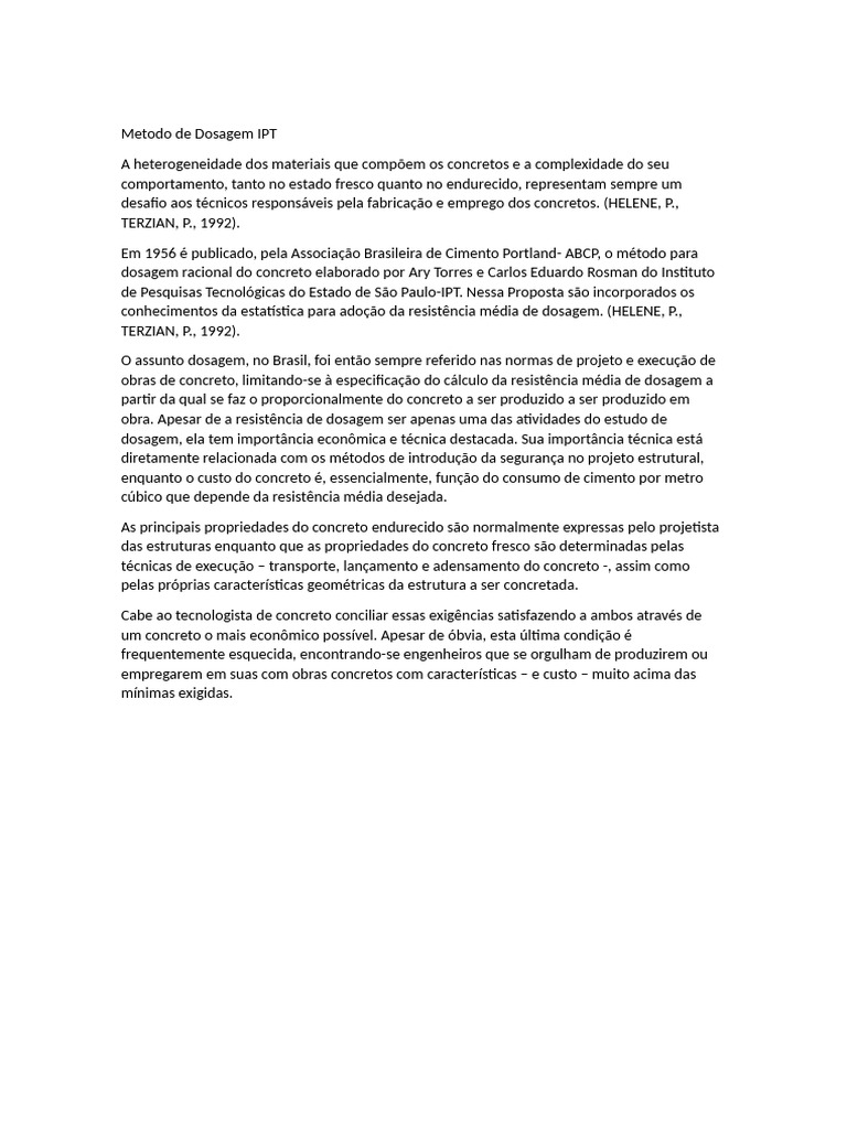 Metodo de Dosagem IPT | PDF