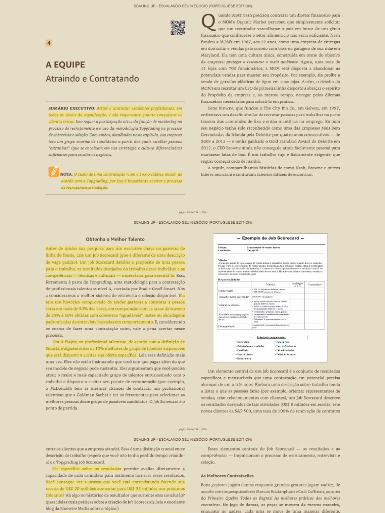 A Equipe - Atraindo e Contratando | PDF