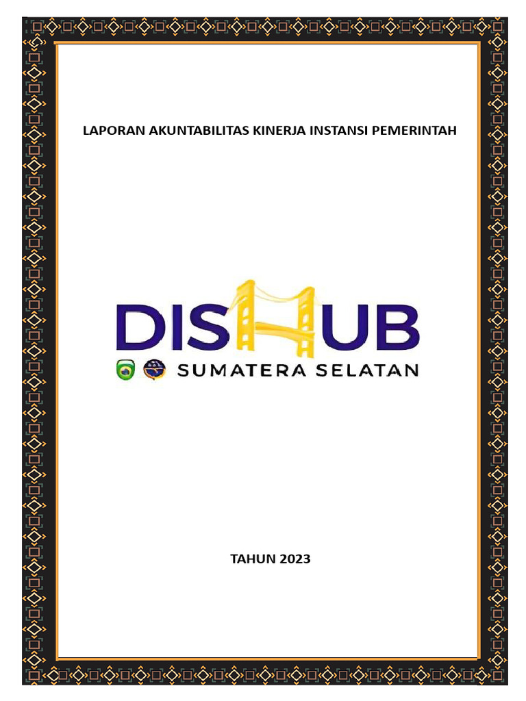 Lakip 2023 Dishub | PDF