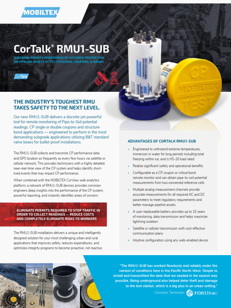 Mobiltex RMU1 SUB BRO 0621 | PDF