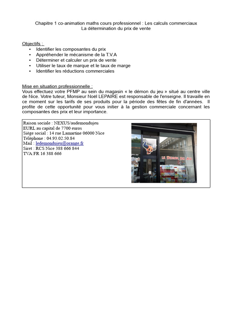 Calculs Commerciaux Corrigc3a9 | PDF