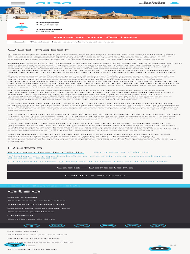 HTTPSWWW Alsa Esdestinocadiz | PDF