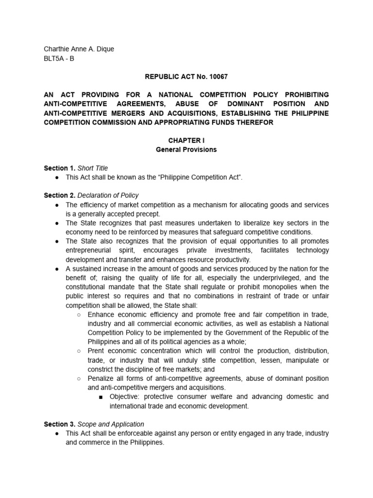 R.a.-10067 Notes | PDF