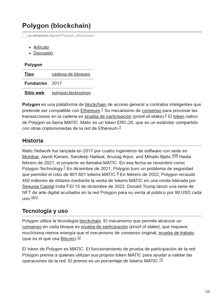 Polygon Blockchain | PDF