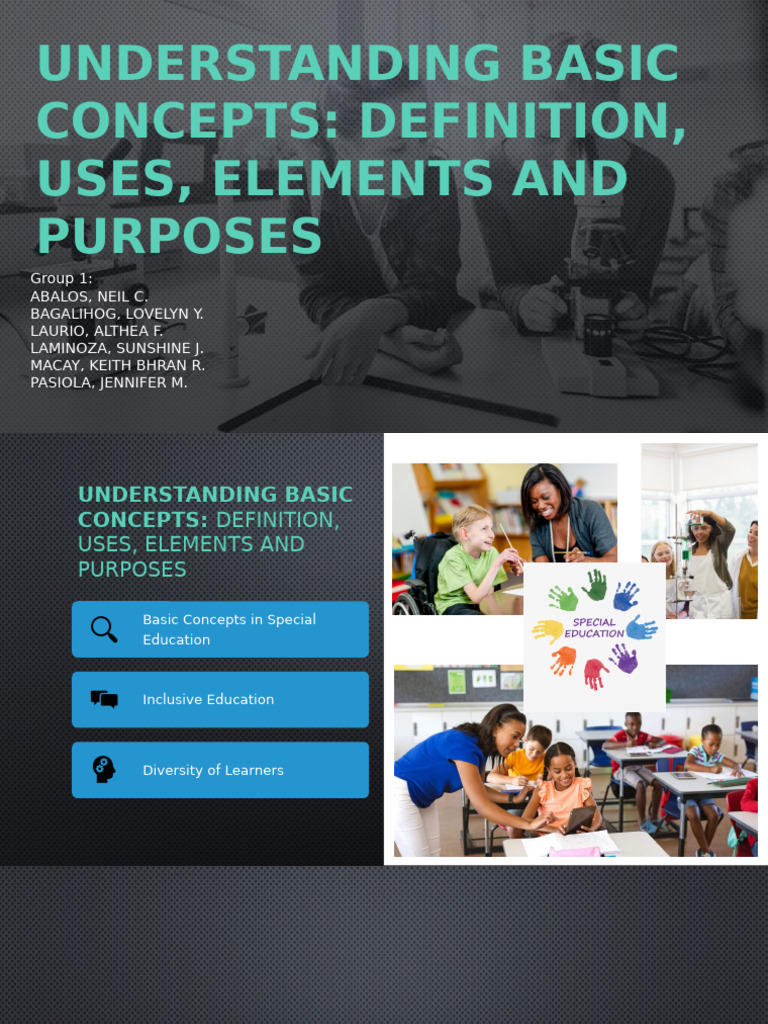UNDERSTANDING BASIC CONCEPTS part 1 | PDF UNDERSTANDING BASIC CONCEPTS part 1 | PDF
