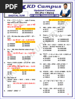 Digital Sum Practice Questions | PDF