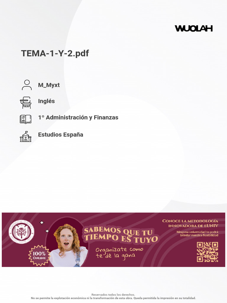 Wuolah Free TEMA 1 Y 2 | PDF