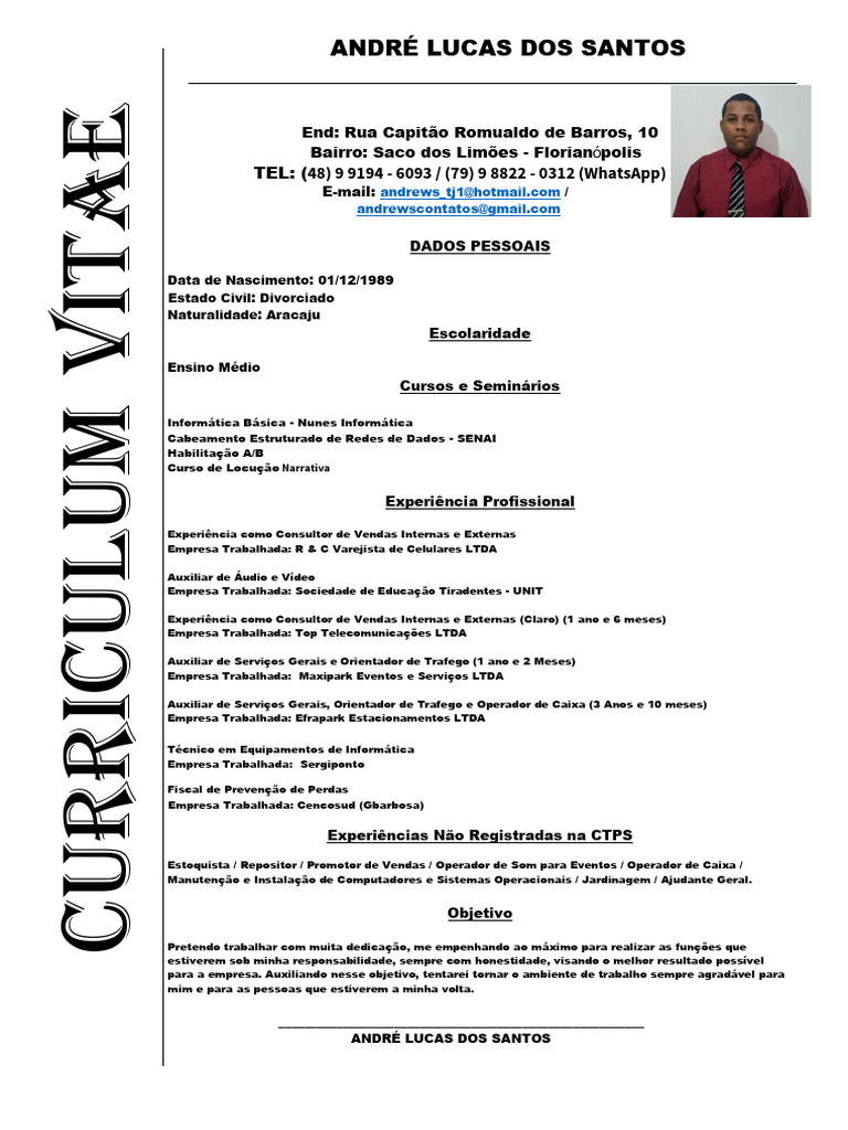Curriculum André Lucas | PDF