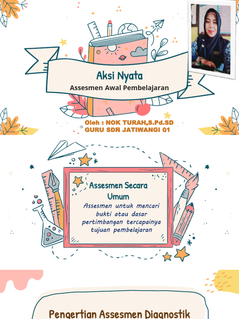 Aksi Nyata - Asesmen Awal Nok Turah FIK | PDF