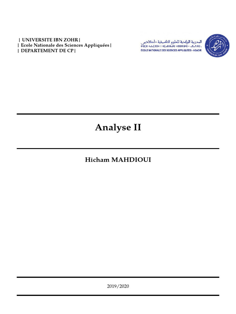 Chapitre - 1+correc TD1 | PDF
