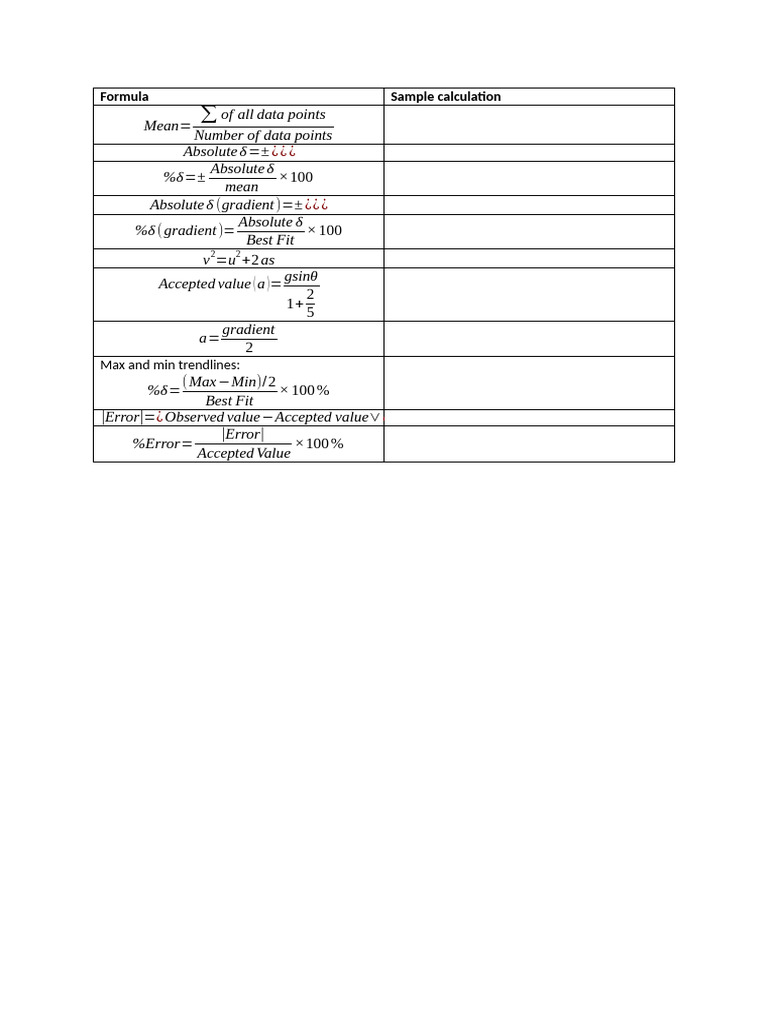 Generic Formula | PDF